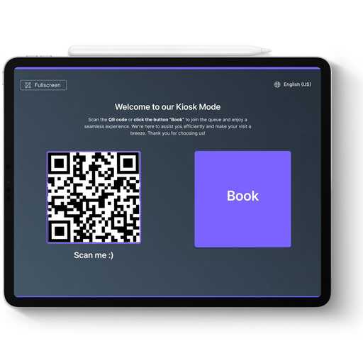 Virtual Queue Management System | Kiosk App